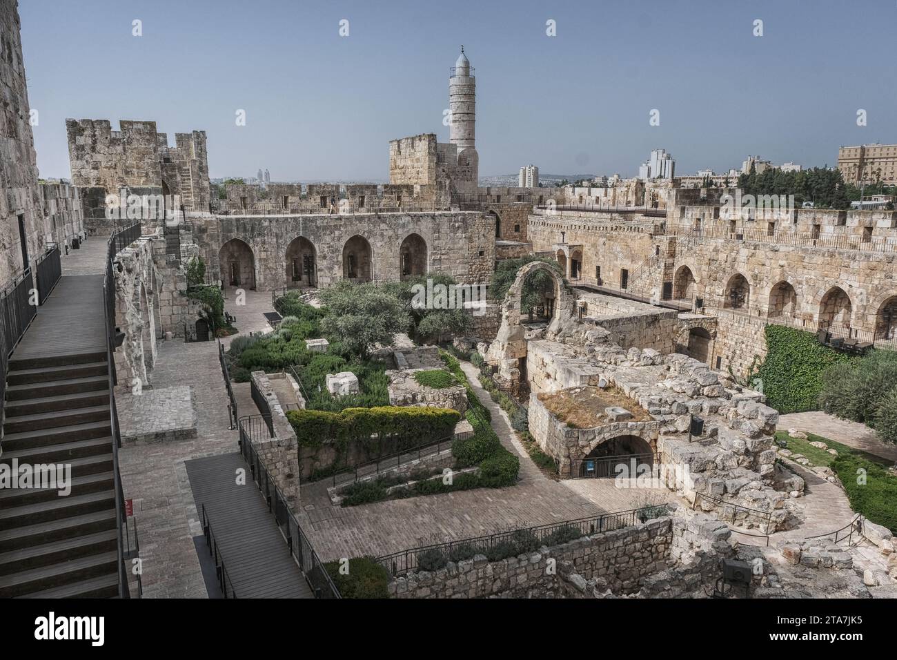 Jerusalem, Israel - May 20, 2023: Tower of David Jerusalem Museum in ...