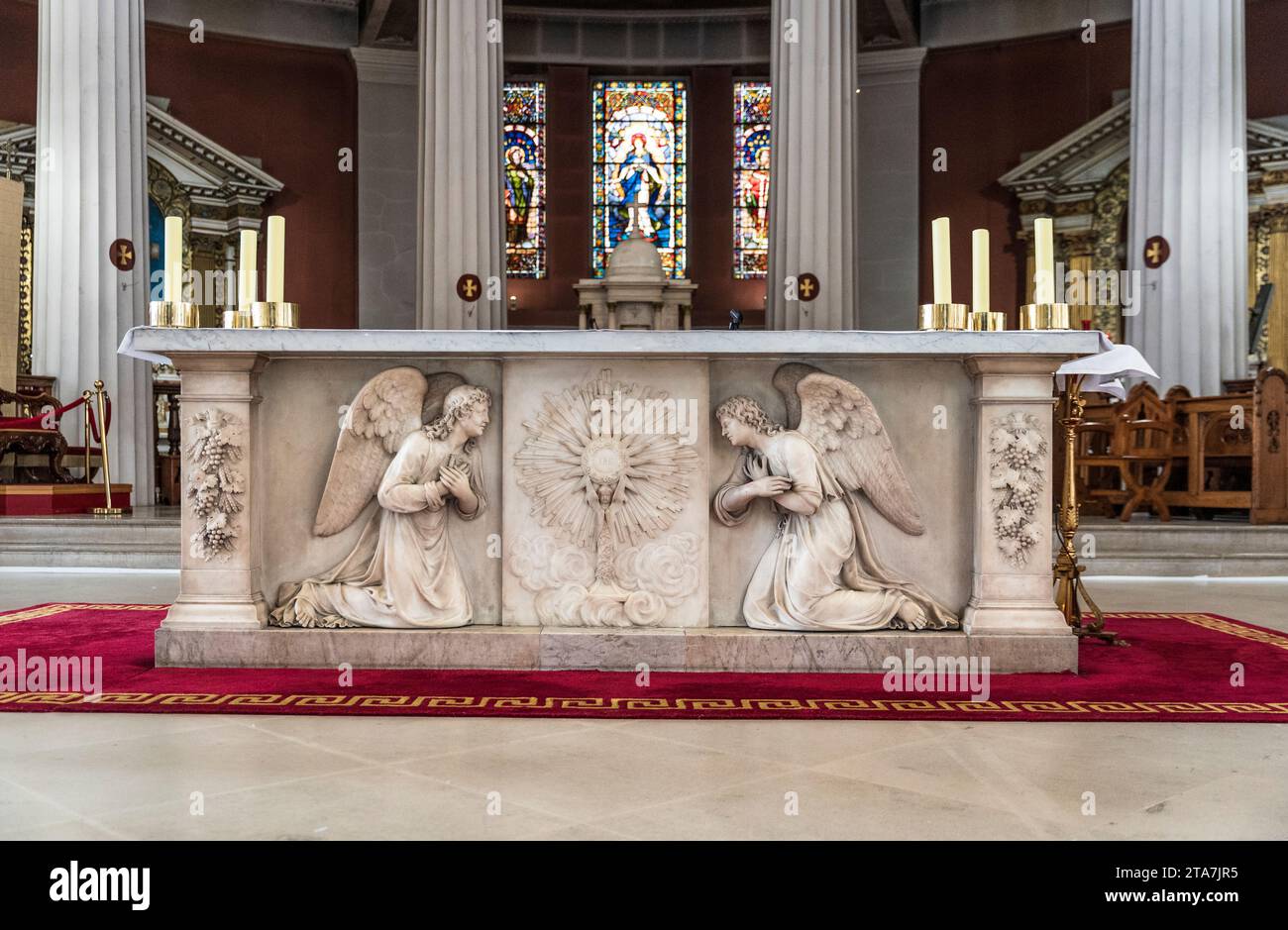 Interior of the St Mary's Pro Cathedral, Roman Catholic church in ...