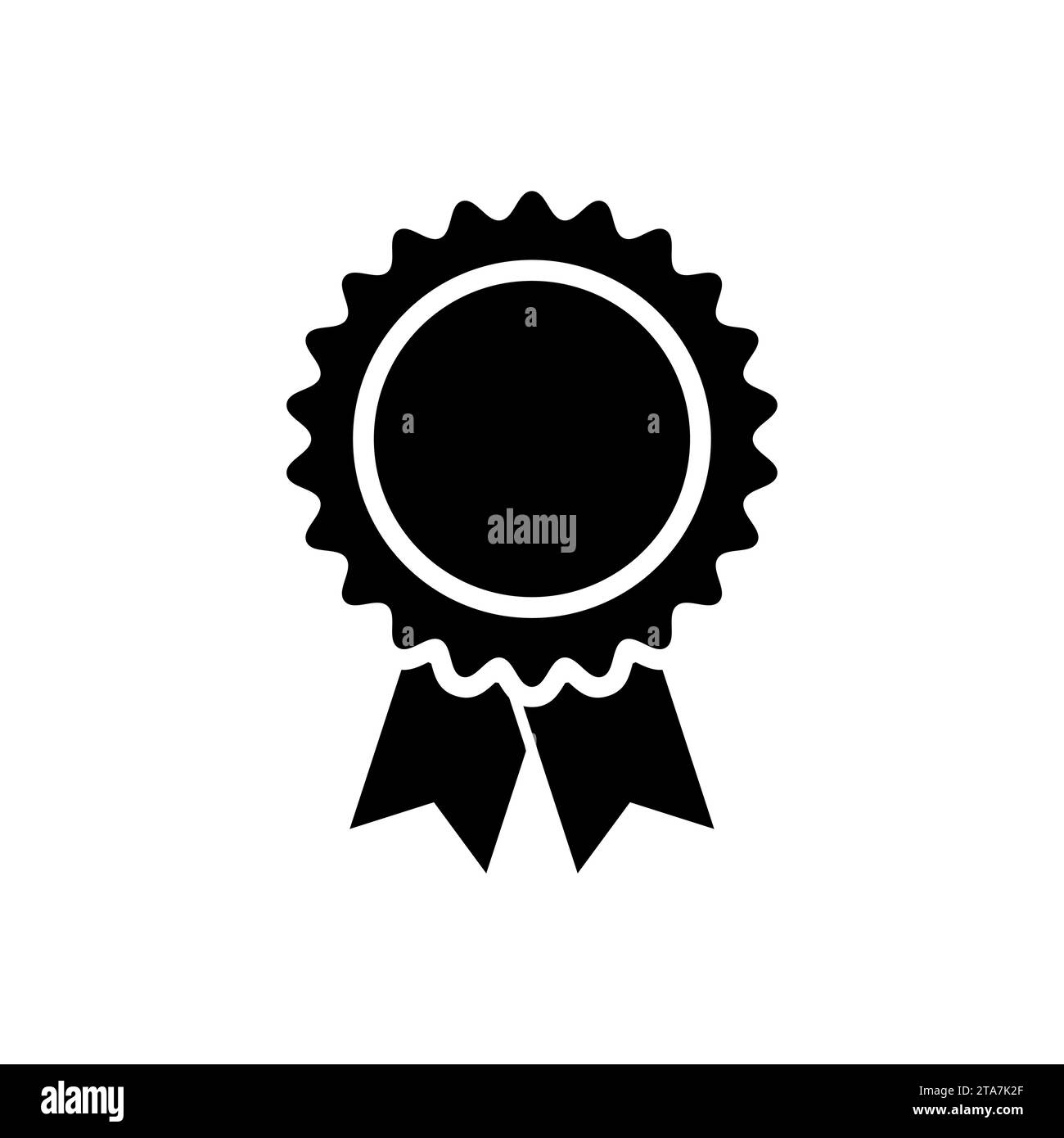 Medal icon flat isolated on white background. Vector illustration Stock ...