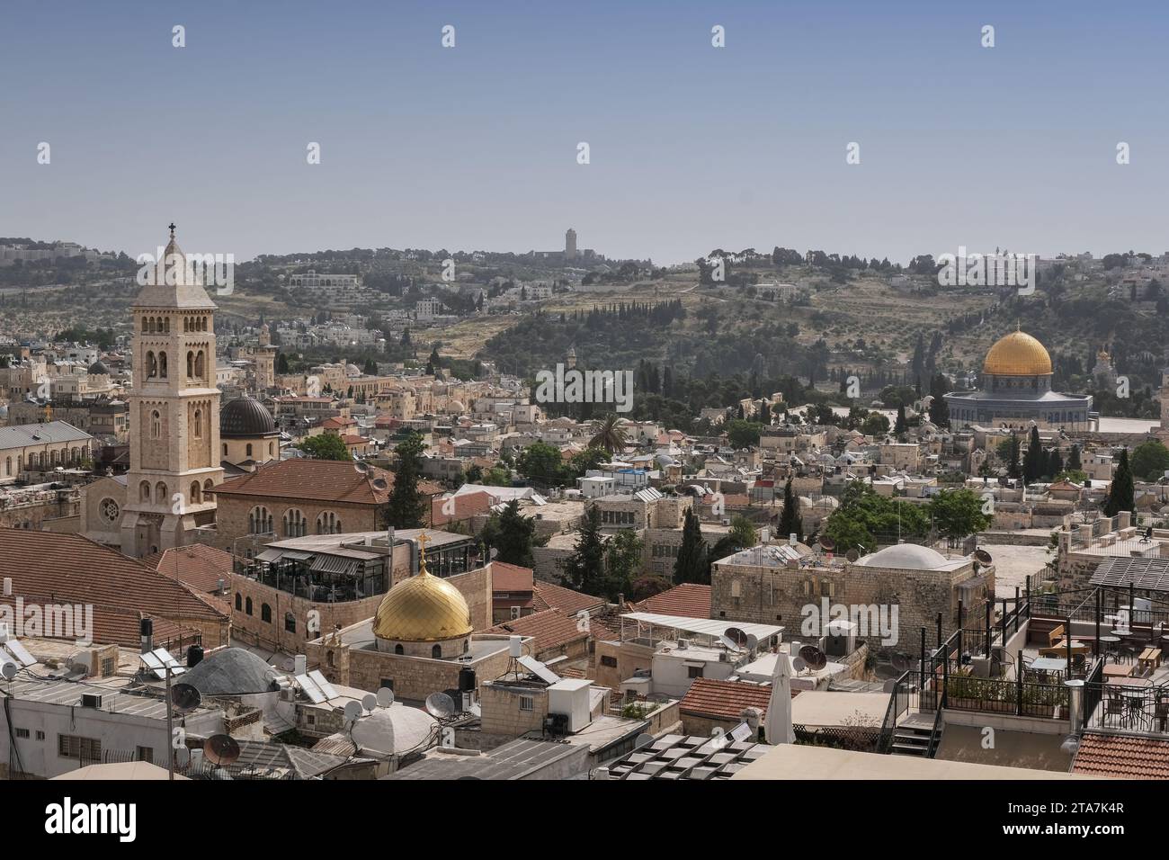 Jerusalem, Israel - May 20, 2023: View on Jerusalem Old City Stock ...