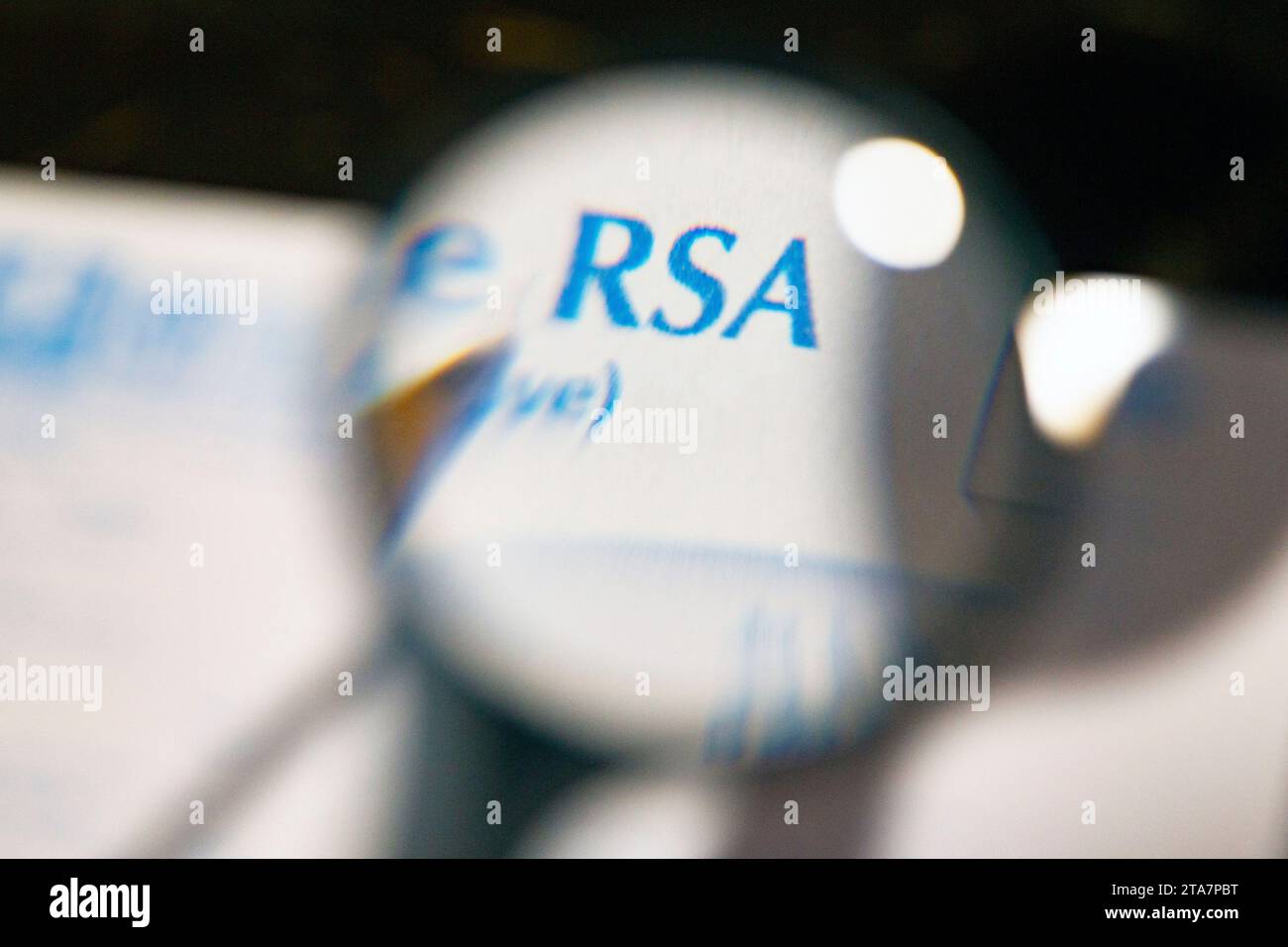 Illustration of the RSA (Active Solidarity Income), an application form ...