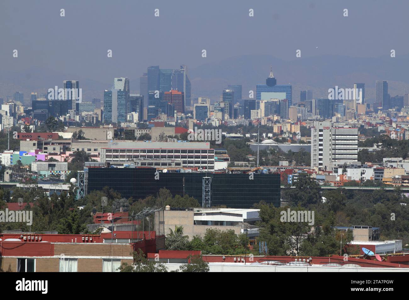 November 24, 2023, Mexico City, Mexico: The panoramic view of Mexico ...