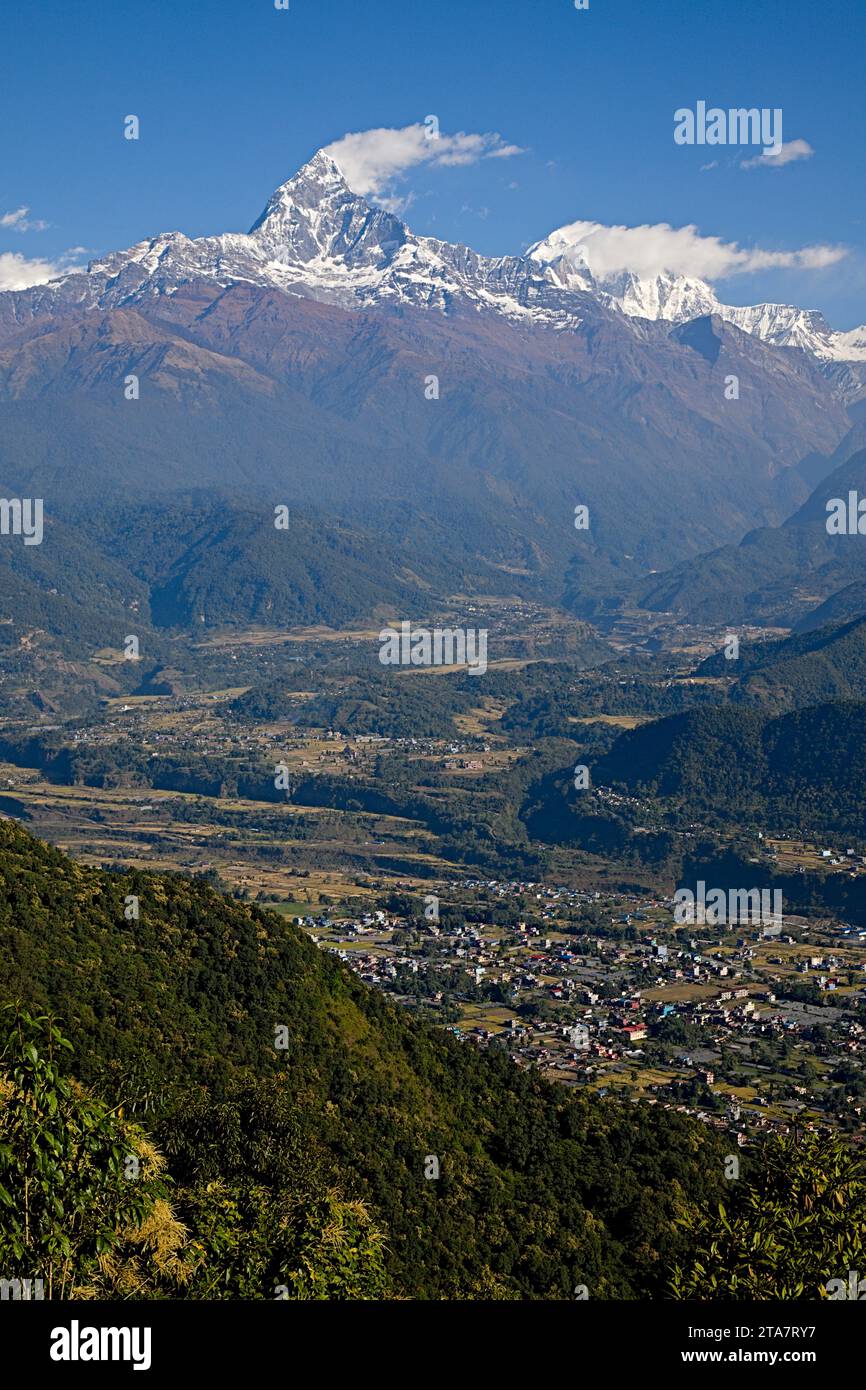 Nepal, Pokhara, Himalayas, Annapurna Range Stock Photo - Alamy