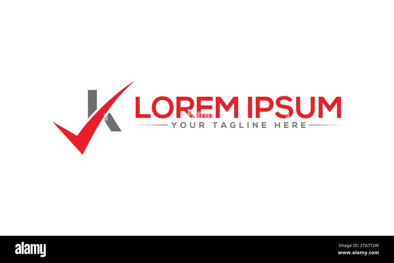 K Logo design Unique and Modern Logo Design Stock Vector Image & Art ...