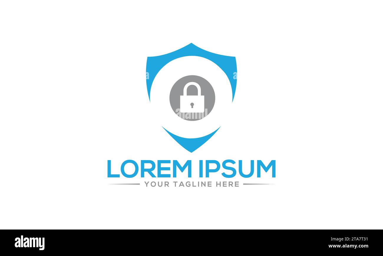 Security Logo Design Unique and Modern Logo Design Stock Vector Image ...