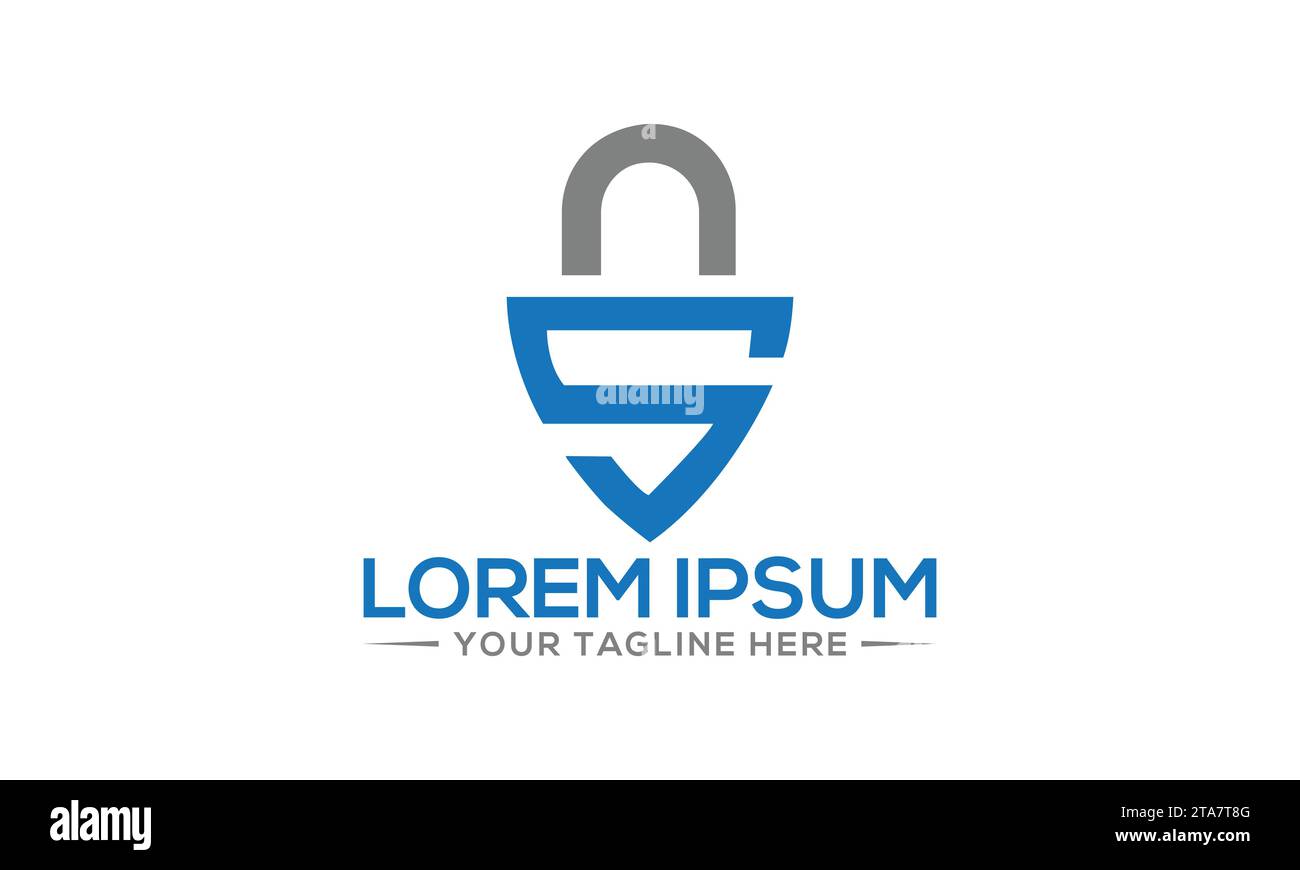 Security logo design Stock Vector Images - Alamy