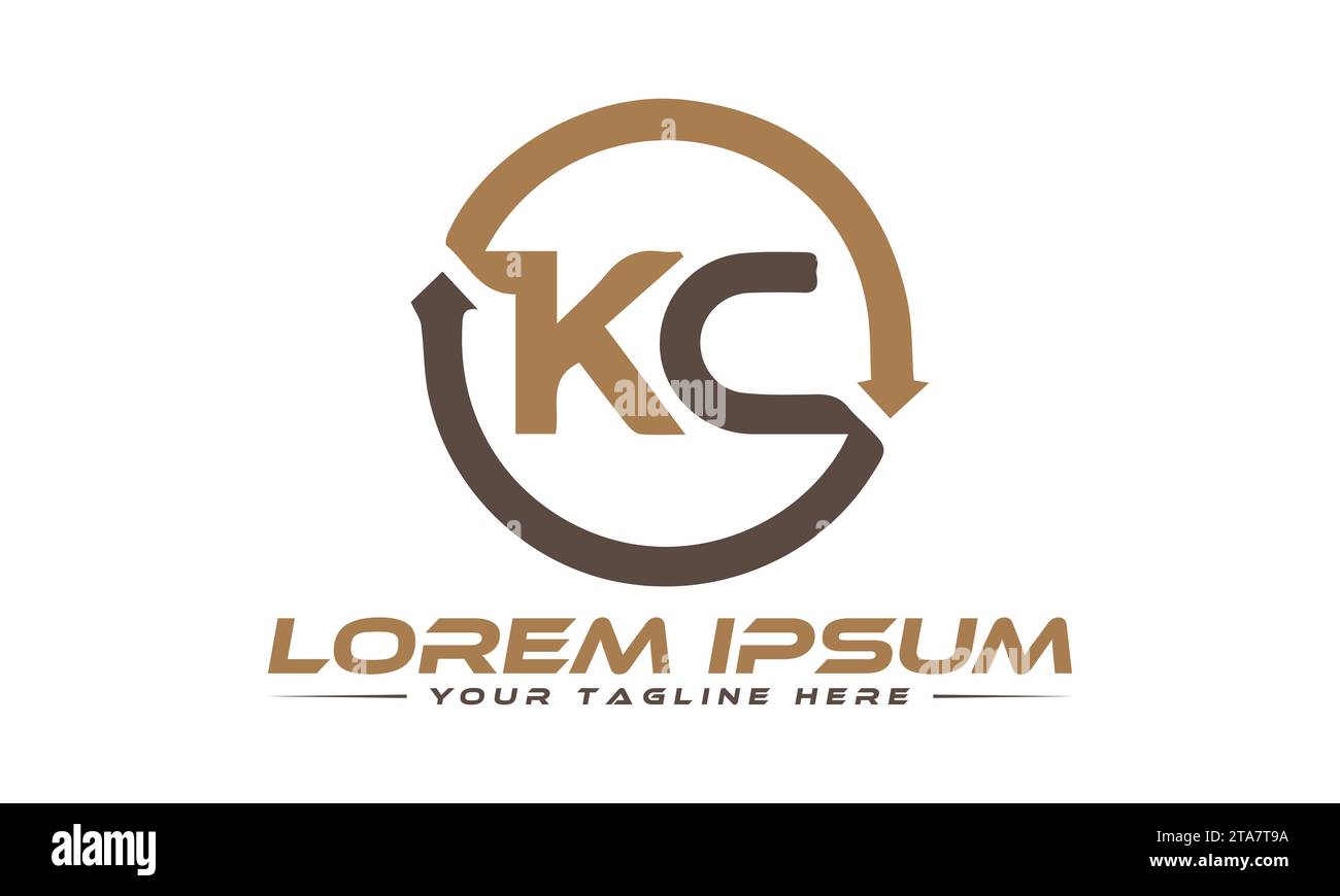 KC Logo Design Unique and Modern Logo Design Stock Vector Image & Art ...