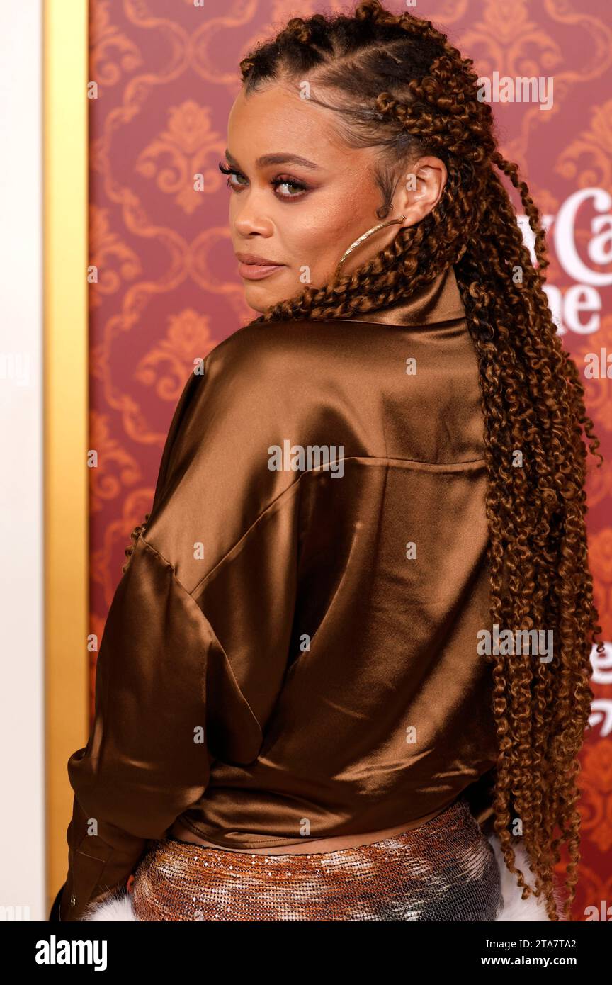 Andra Day bei der Weltpremiere des Amazon Prime Video Films 'Candy Cane ...