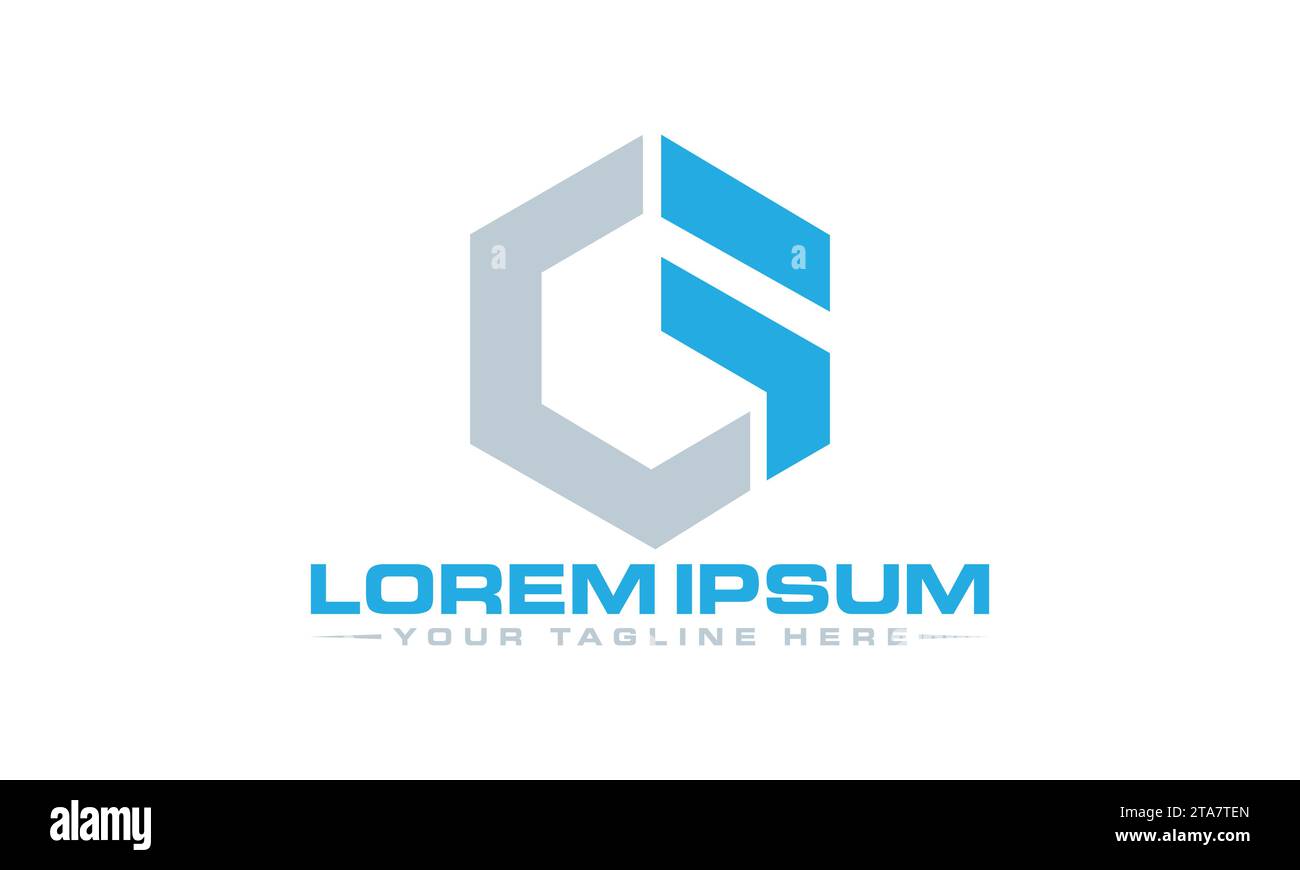 Gf modern logo Cut Out Stock Images & Pictures - Alamy