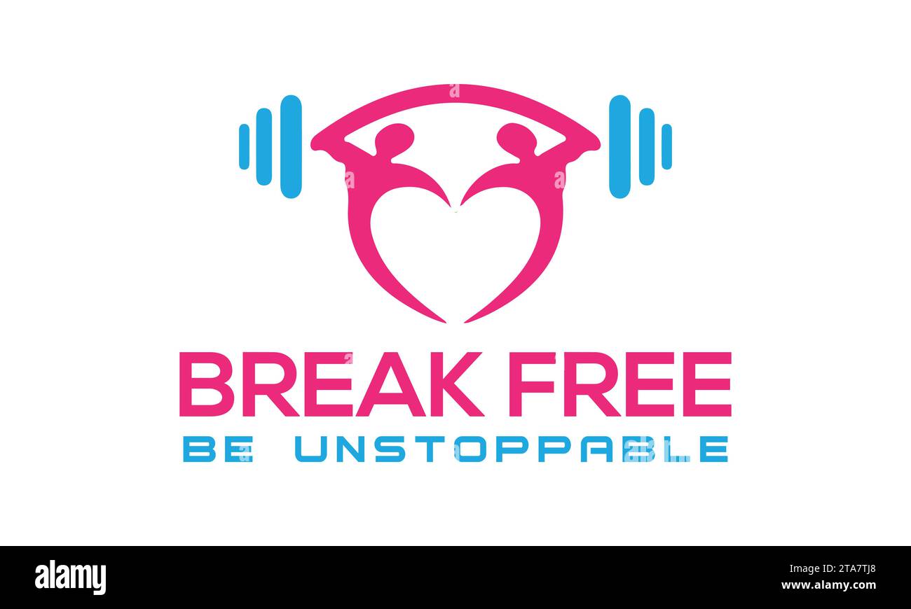 Unique gym logo hi-res stock photography and images - Alamy