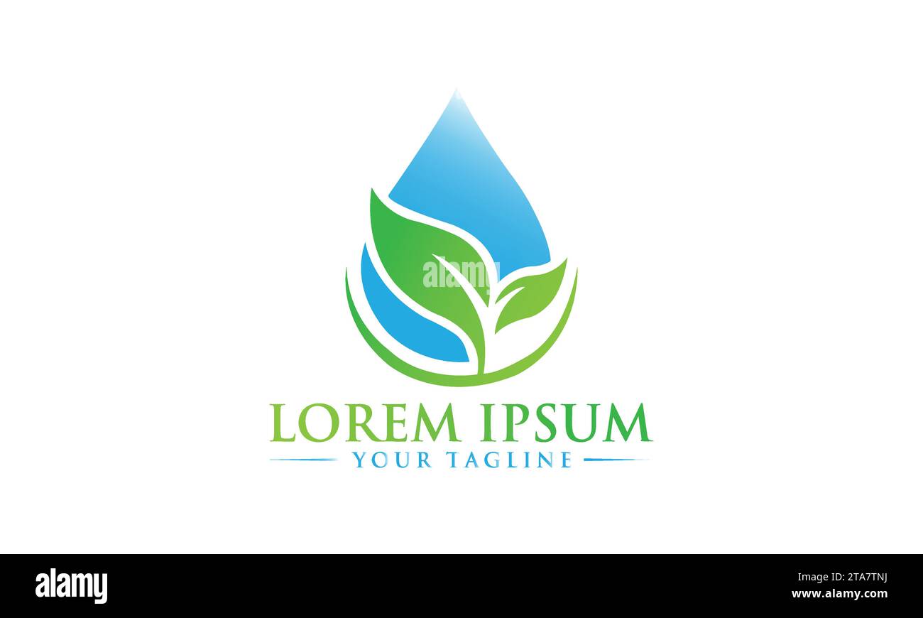 Water Logo Design Creative and Modern Logo Design Stock Vector Image ...