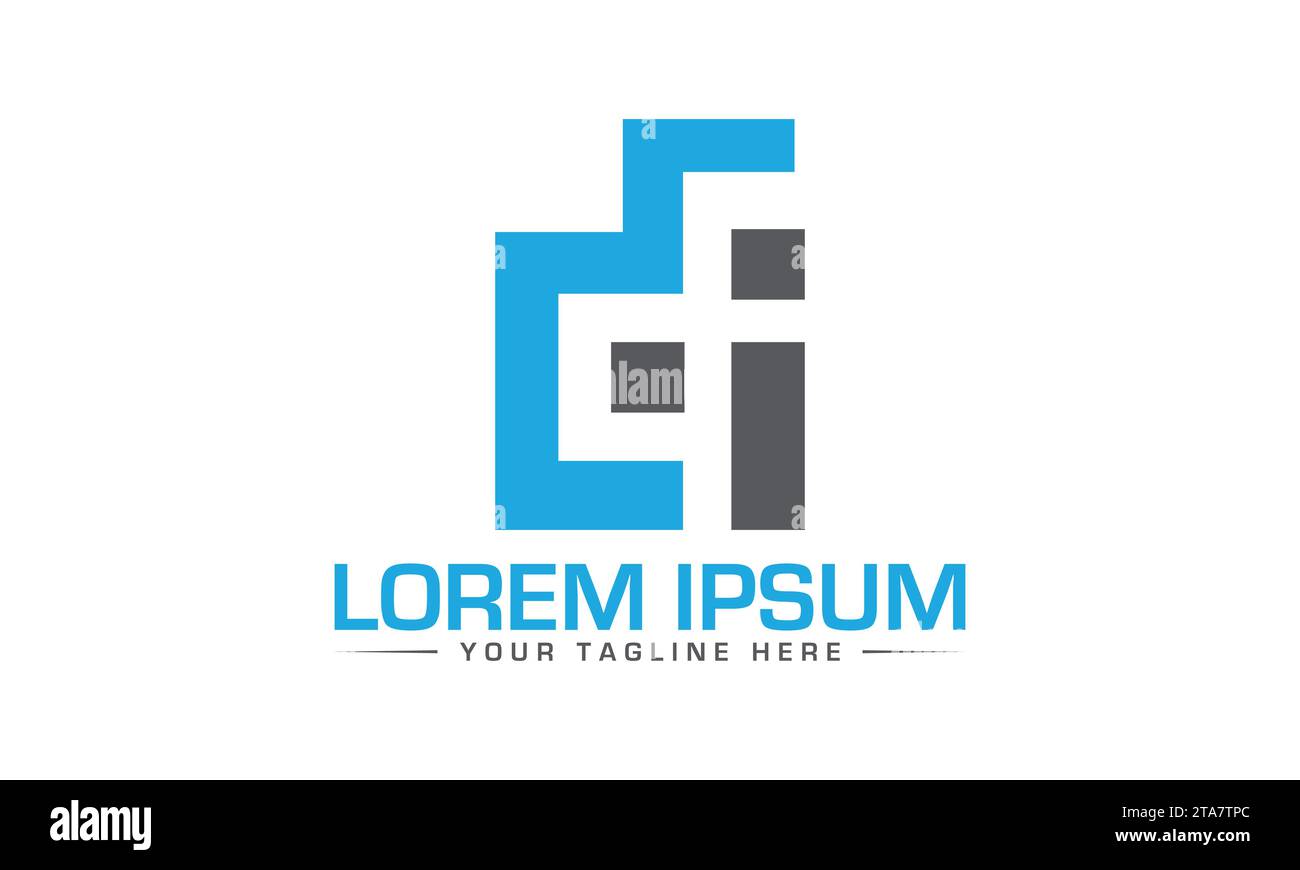 iq Logo design Unique and Professional Logo Design Stock Vector Image ...