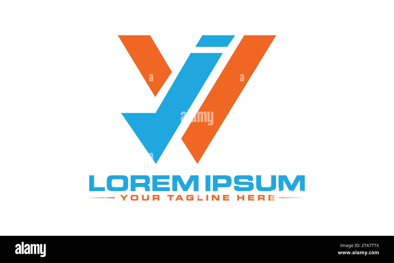 VJ Logo Design Unique Logo Stock Vector Image & Art - Alamy