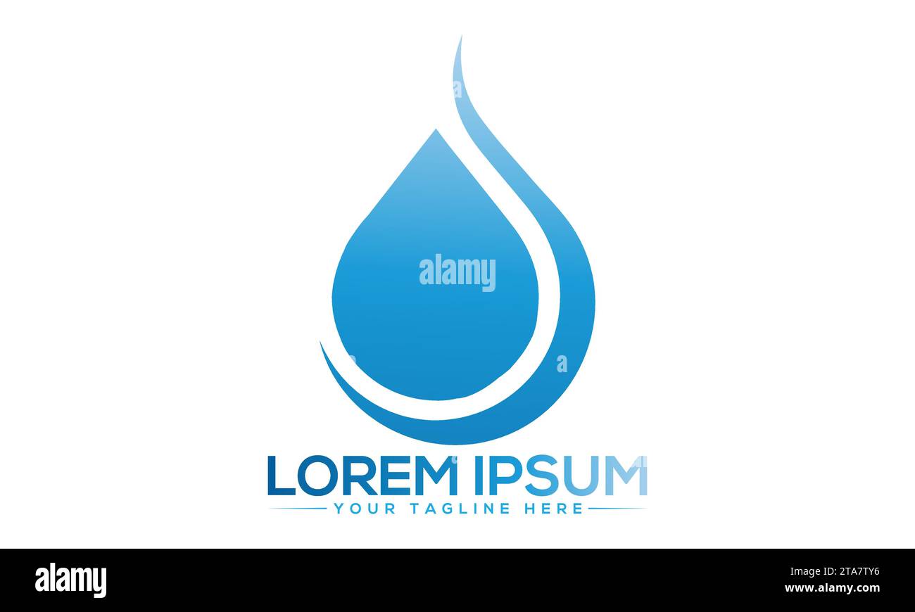 Water Logo Design Creative and Modern Logo Design Stock Vector Image ...