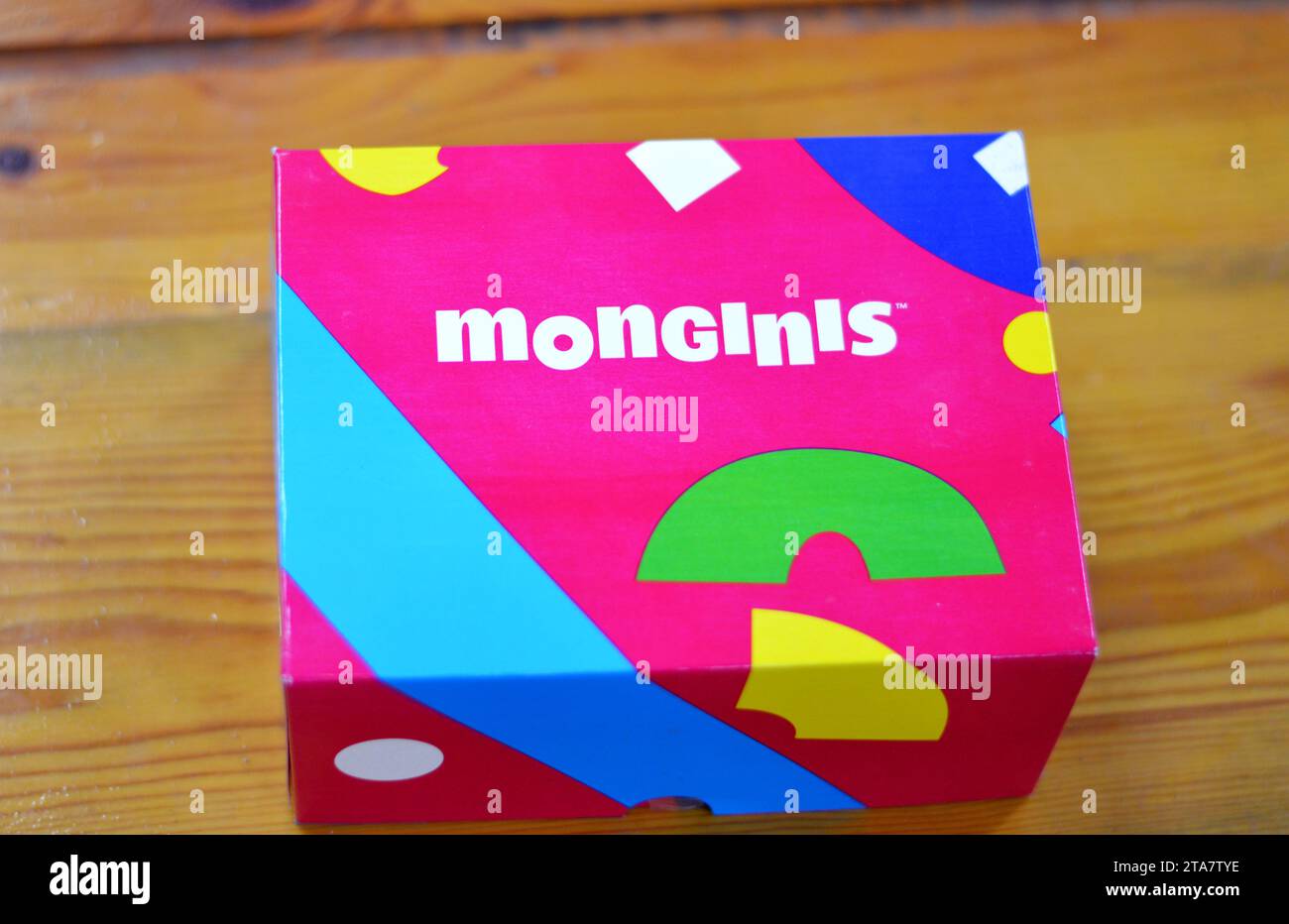 Cairo, Egypt, October 21 2023: Monginis box, Monginis is an Indian ...