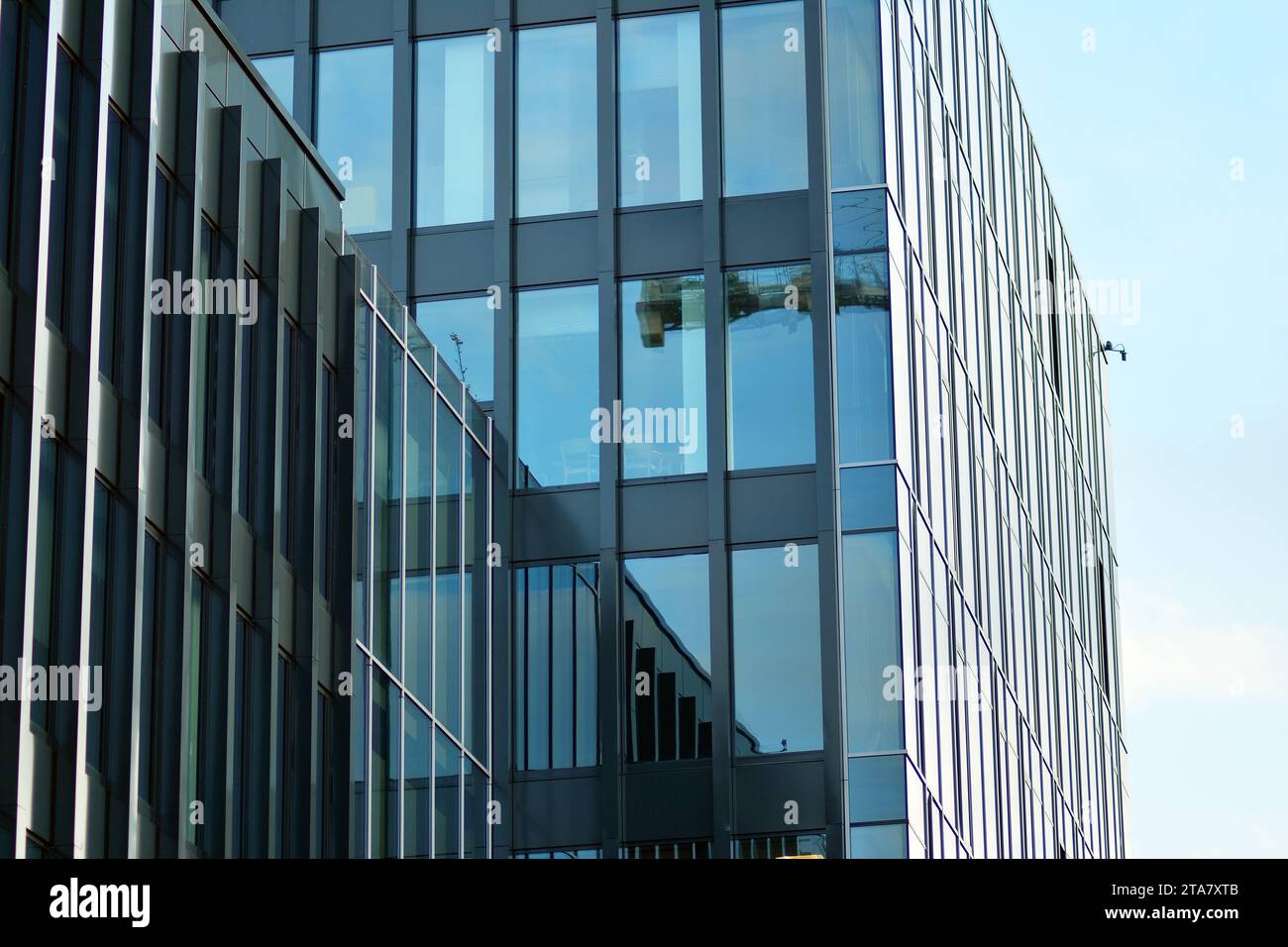 Transparent Glass Facade Texture Glass Building With Transparent