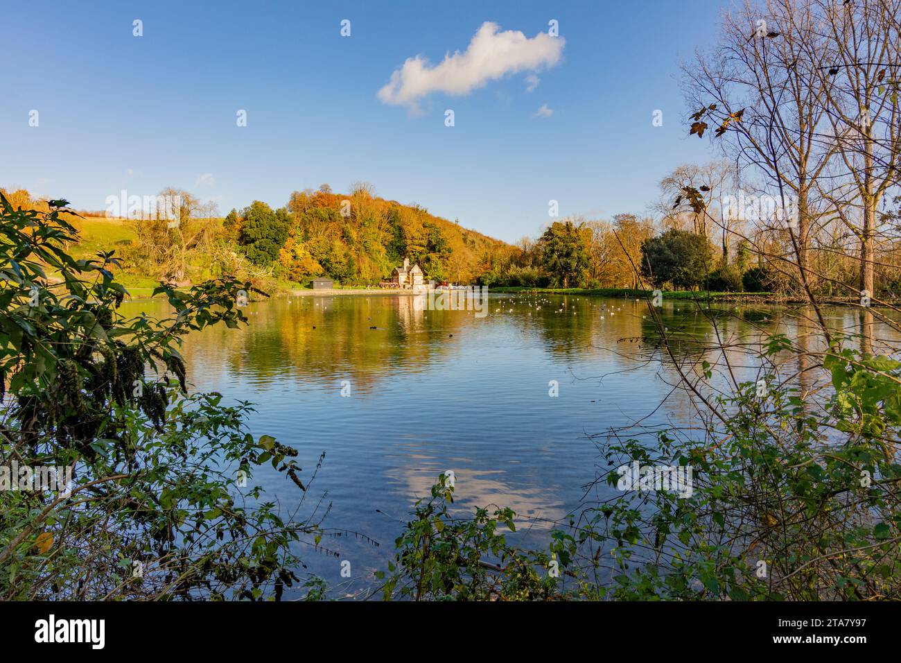Boating lake tea room hi-res stock photography and images - Alamy