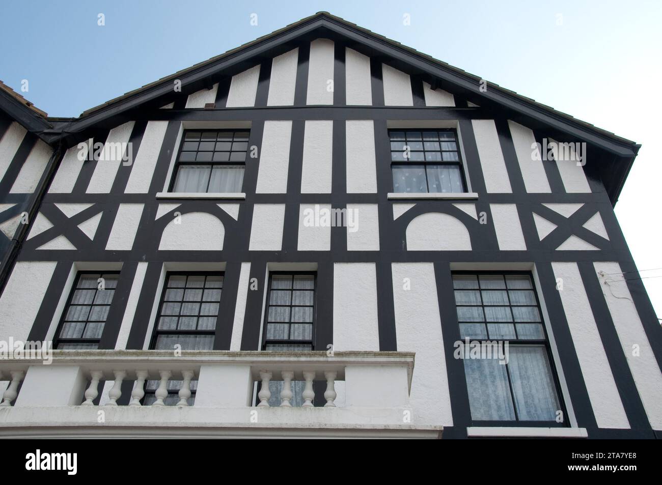 Facade, Tudor Style House, Folkestone, Kent, UK Stock Photo - Alamy