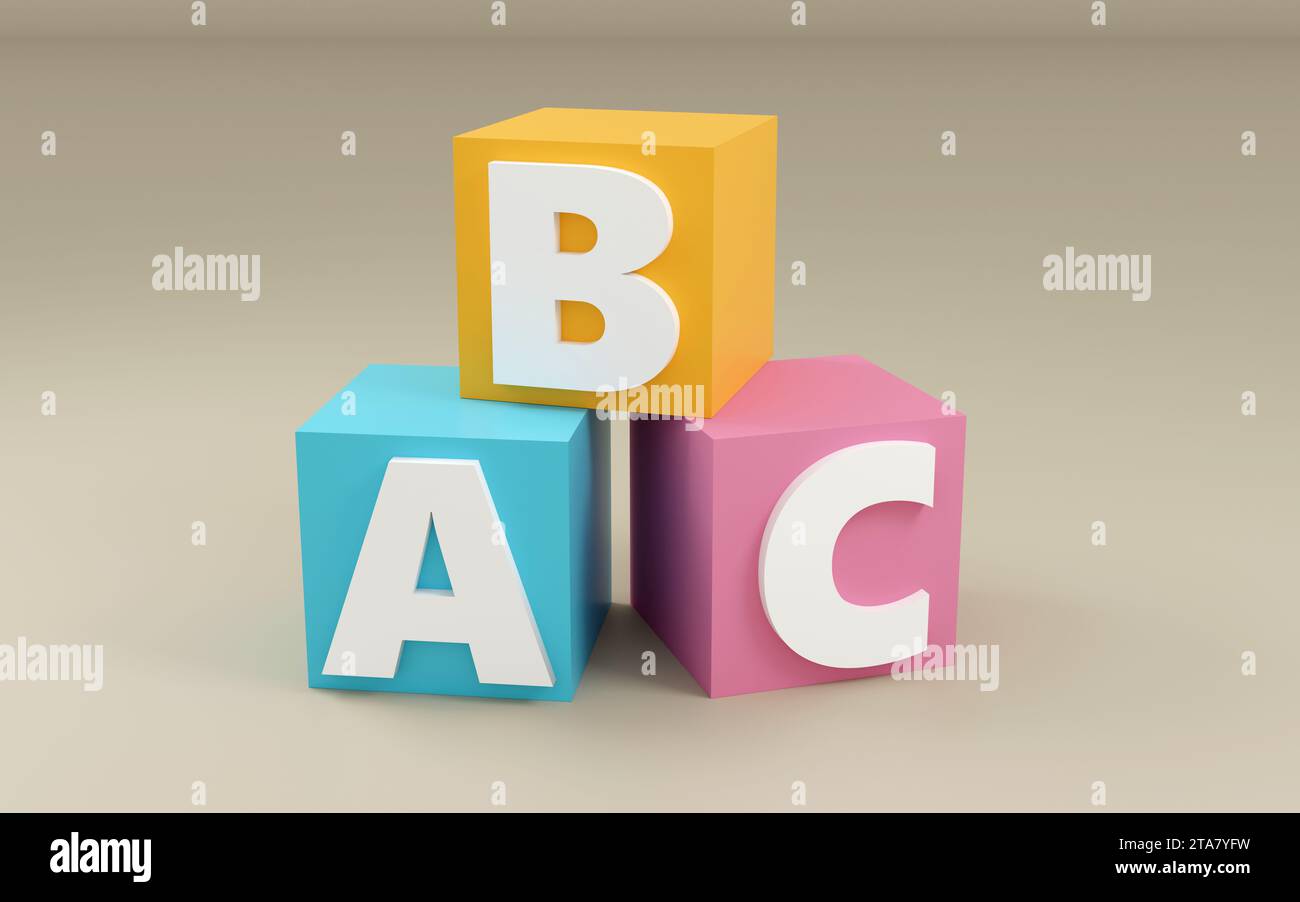 Letter blocks clipart hi-res stock photography and images - Alamy