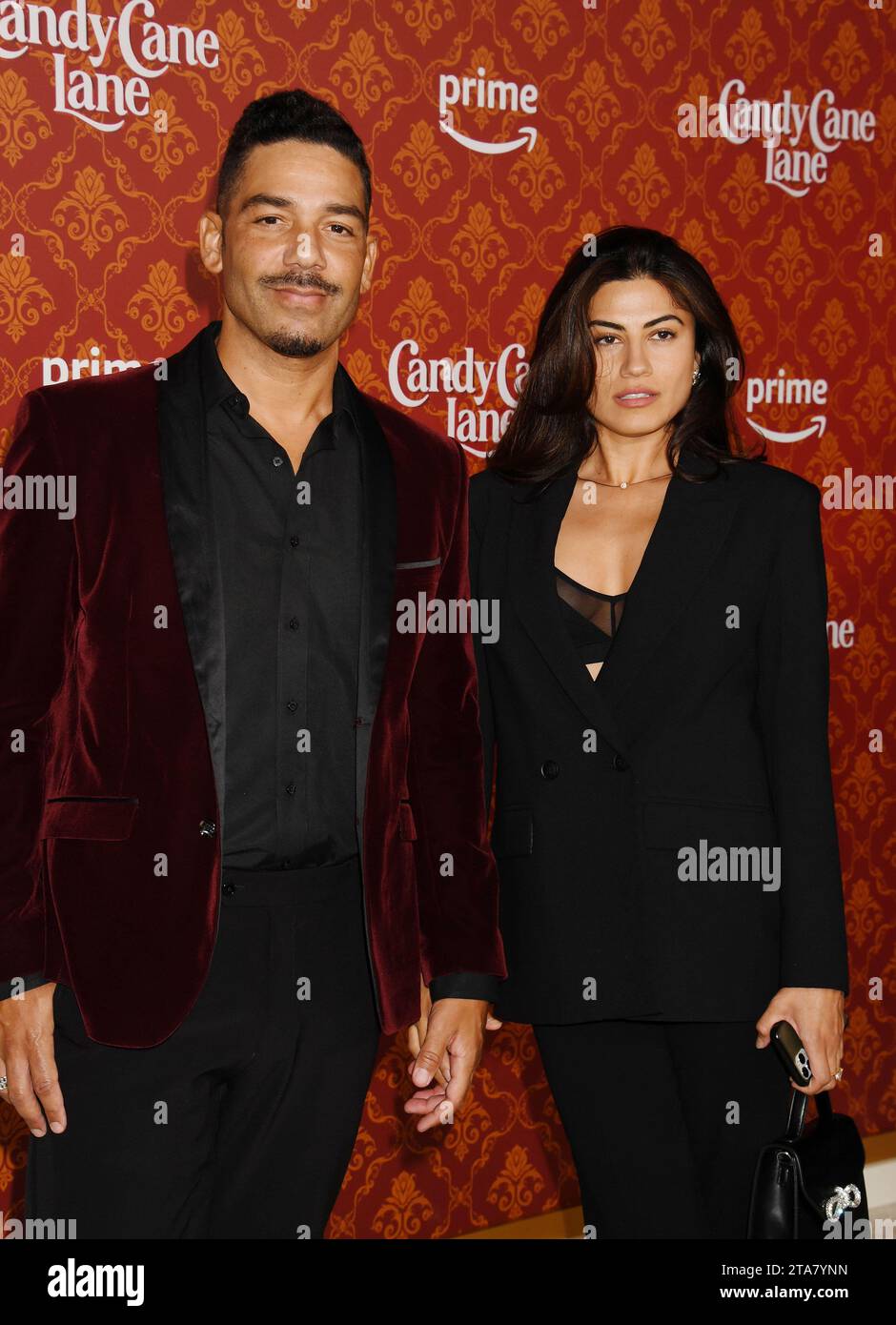 LOS ANGELES, CALIFORNIA - NOVEMBER 28: (L-R) Tiago Roberts and Maryam ...