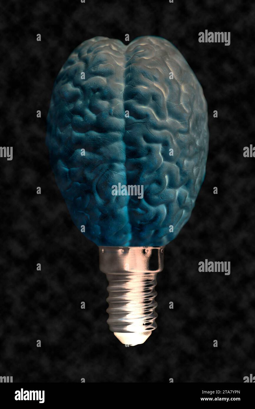 3d light bulb model hi-res stock photography and images - Alamy