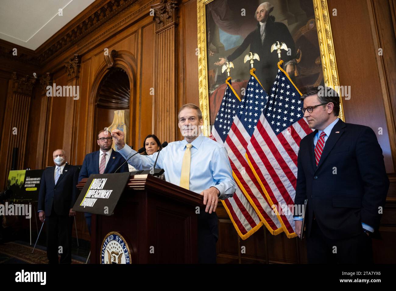 House Judiciary Committee Chair Jim Jordan (R-Ohio) speaks during a ...