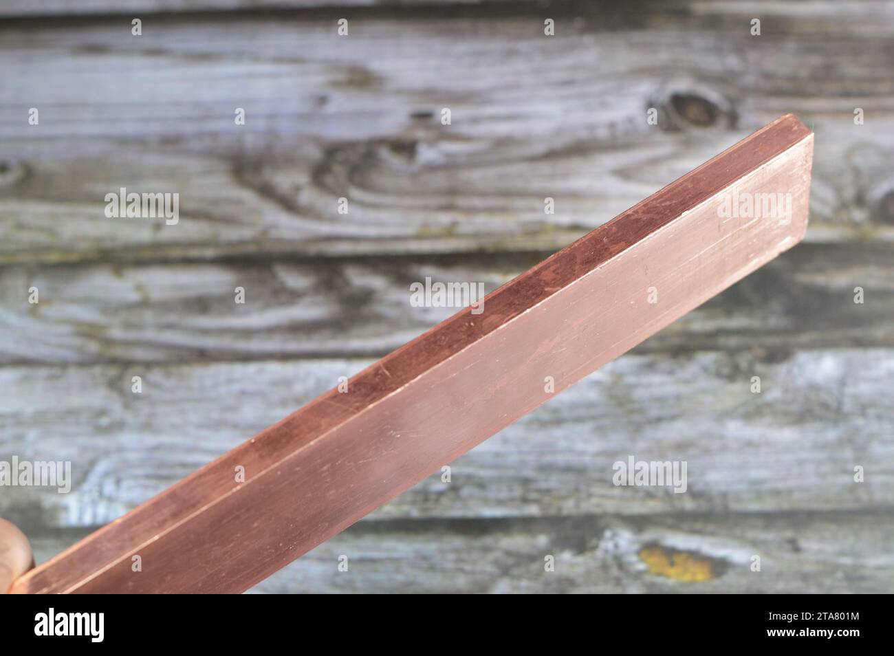 Long heavy copper bar, Copper is a mineral, an element and a metal ...