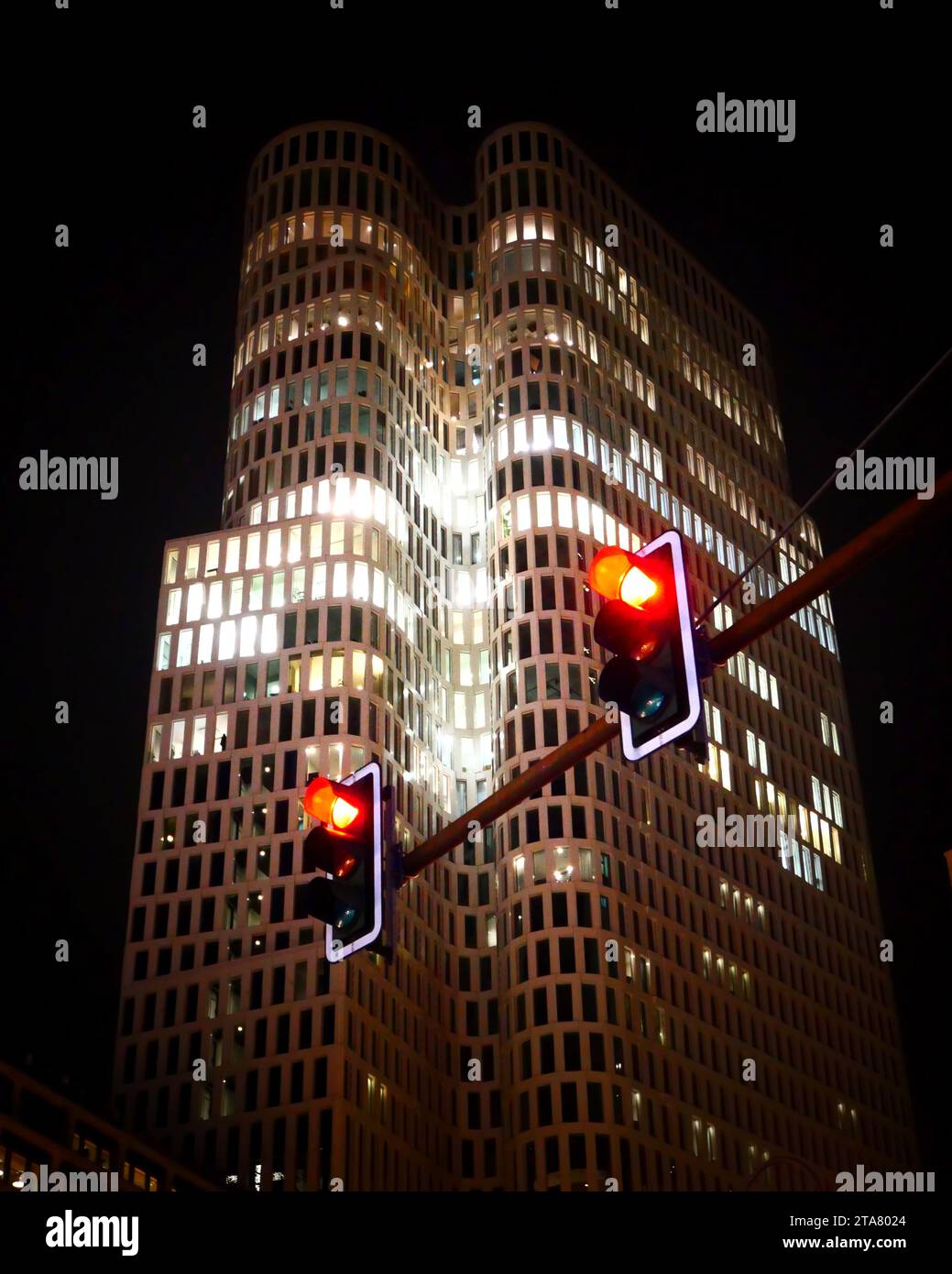 Berlin, Germany. 27th Nov, 2023. The Upper West high-rise building with ...