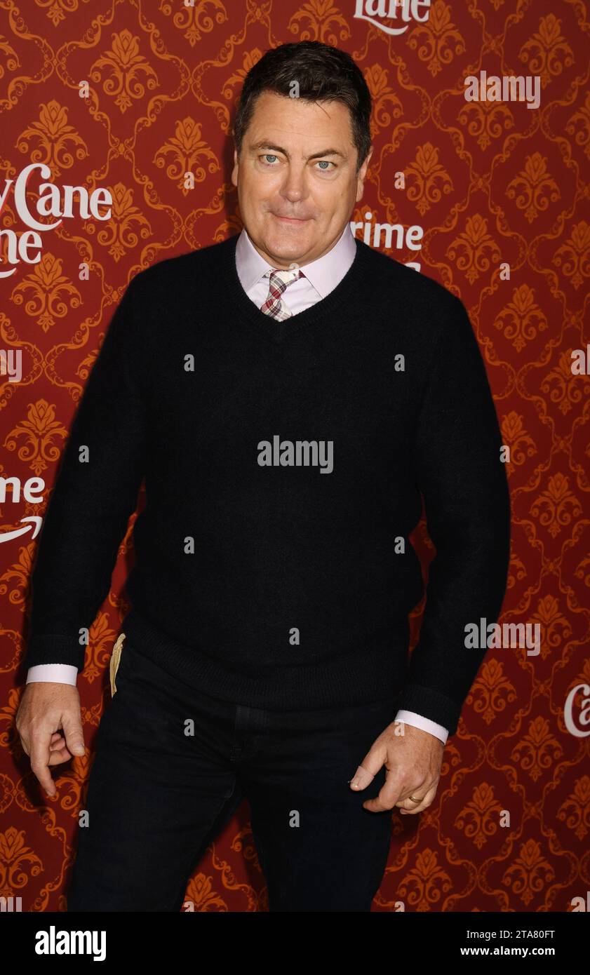 LOS ANGELES, CALIFORNIA - NOVEMBER 28: Nick Offerman attends the world ...