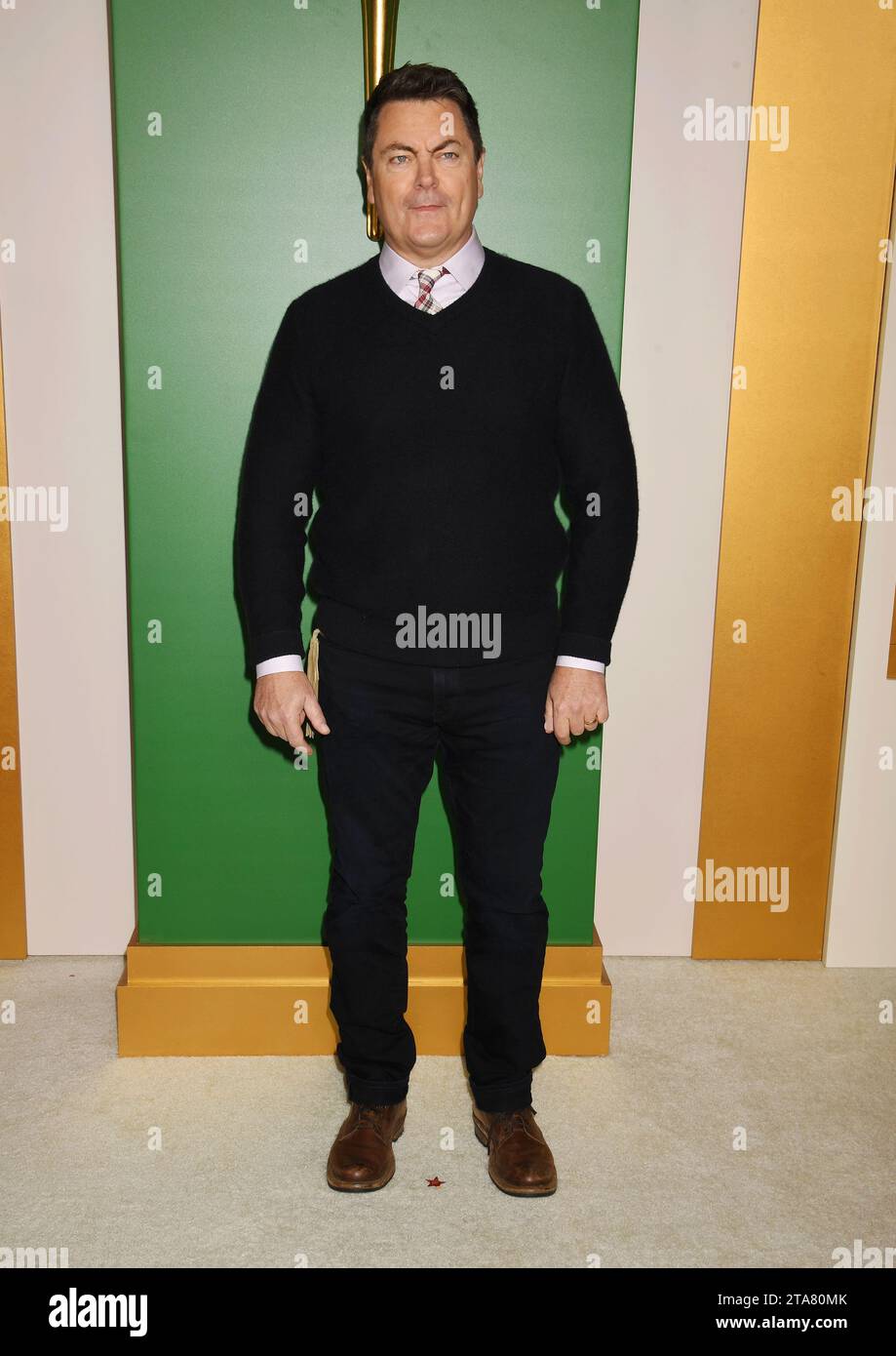 LOS ANGELES, CALIFORNIA - NOVEMBER 28: Nick Offerman attends the world ...