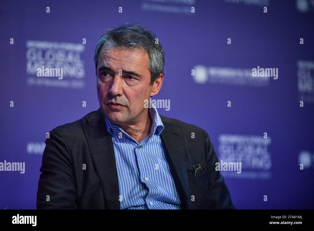 Paris, France. 29th Nov, 2023. CEO, Zurich France Paolo Ribotta looks ...