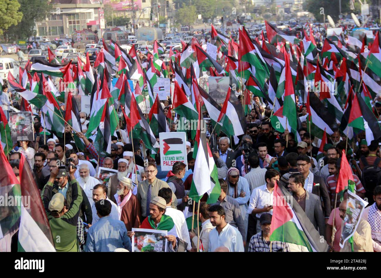 Members of Civil Society are holding protest rally against Israeli ...
