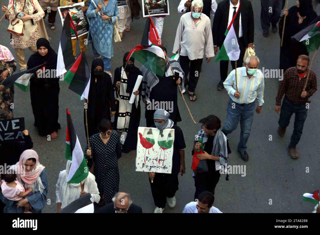 Members of Civil Society are holding protest rally against Israeli ...