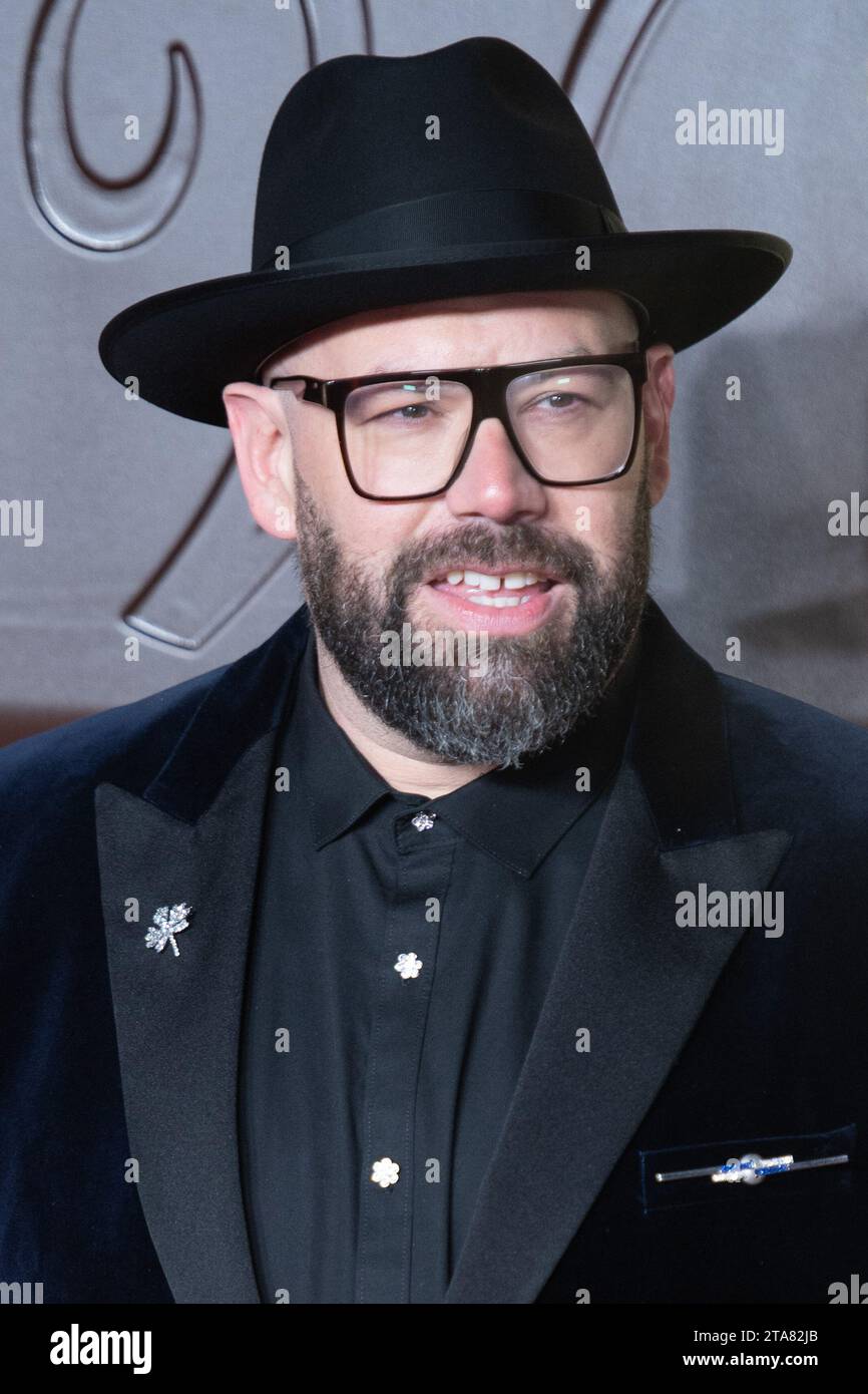 London, UK. 28 Nov, 2023. Pictured: Tom Davis attends The World ... London, UK. 28 Nov, 2023. Pictured: Tom Davis attends The World ...