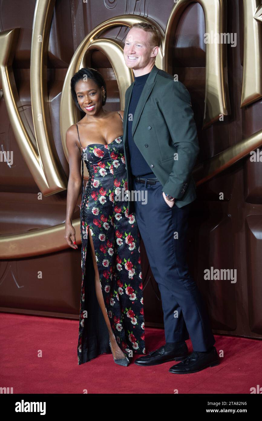 London, UK. 28 Nov, 2023. Pictured: (L-R) Vanessa James, Greg ...