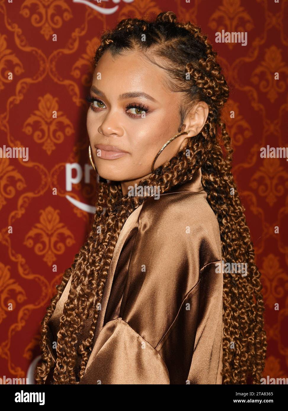 LOS ANGELES, CALIFORNIA - NOVEMBER 28: Andra Day attends the world ...