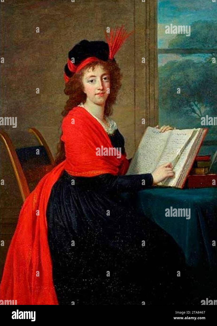 Countess Maria Theresia Czernin Elisabeth Louise Vigée Le Brun Stock ...