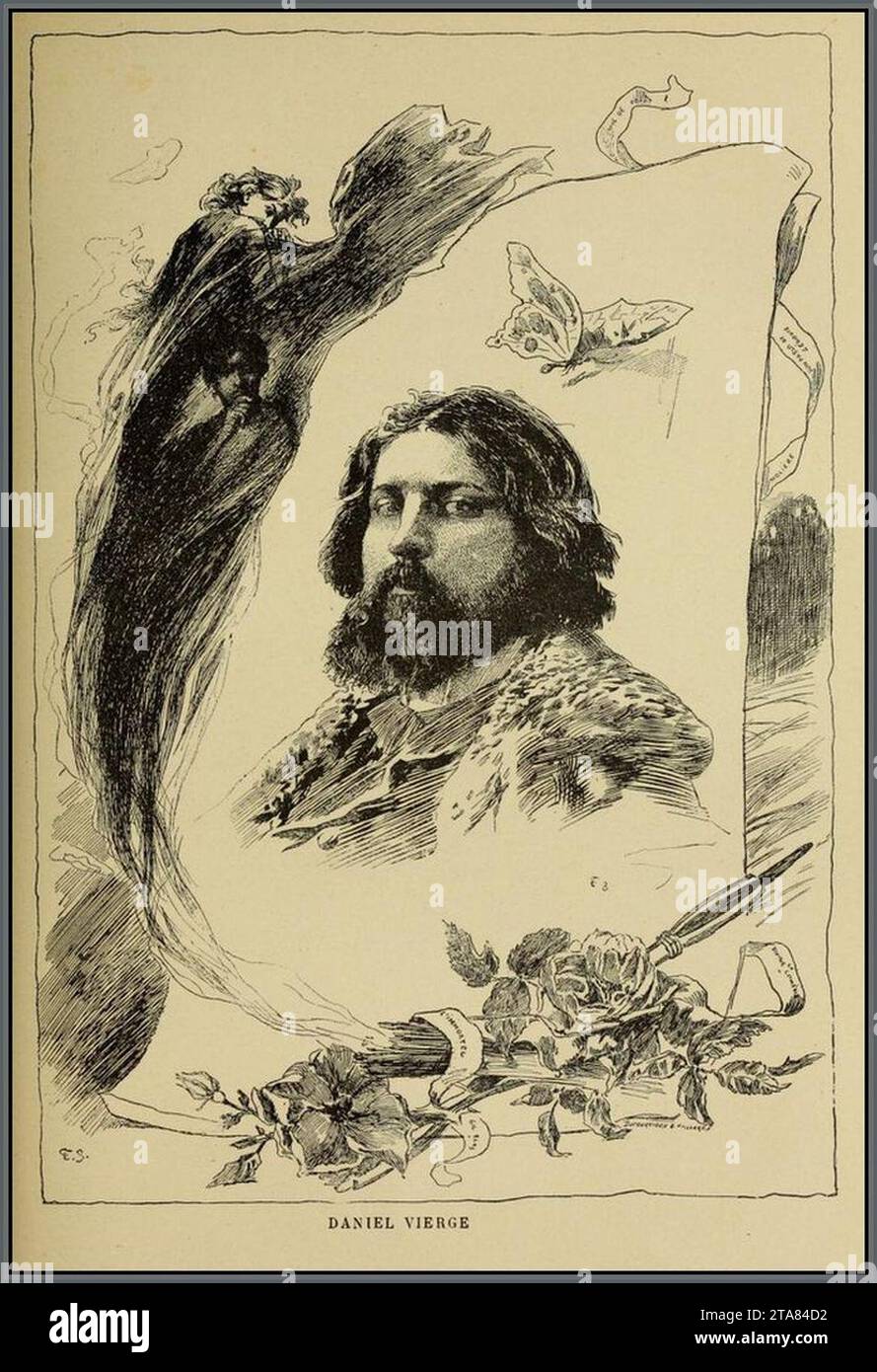 Daniel Vierge by Émile Bayard (art historian Stock Photo - Alamy