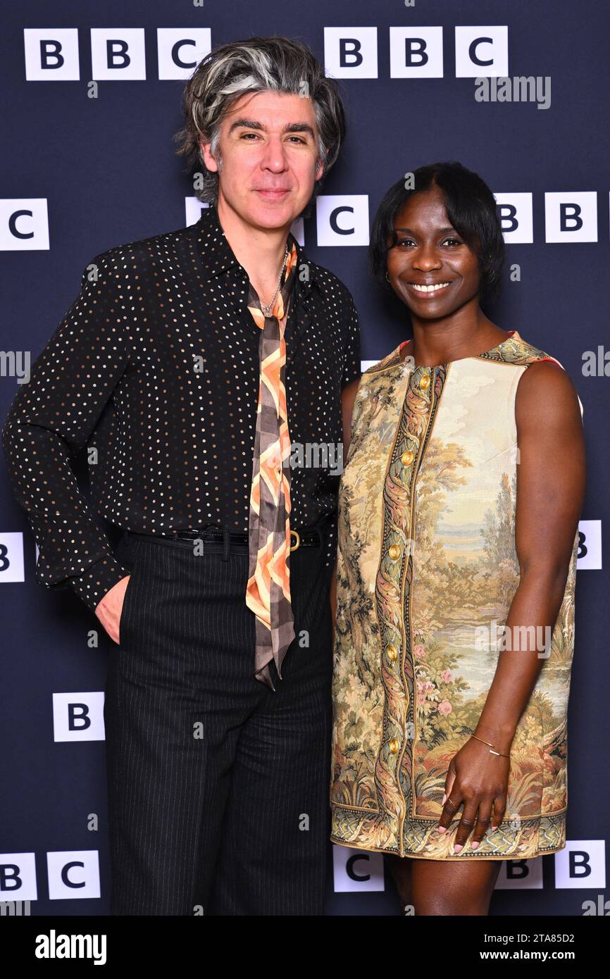London, UK. 29 November 2023. Famous 5 cast members James Lance and Ann ...