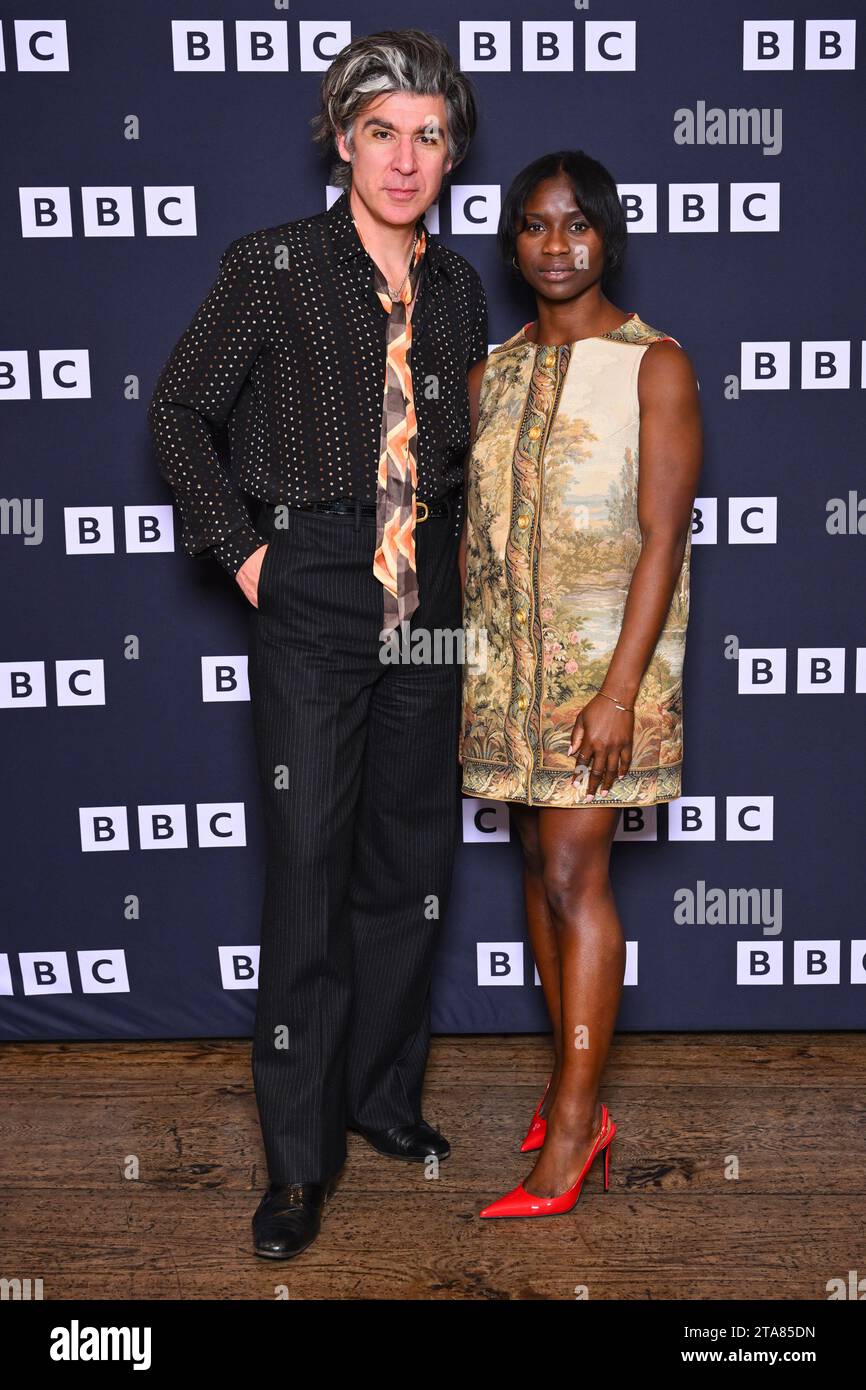 London, UK. 29 November 2023. Famous 5 cast members James Lance and Ann ...
