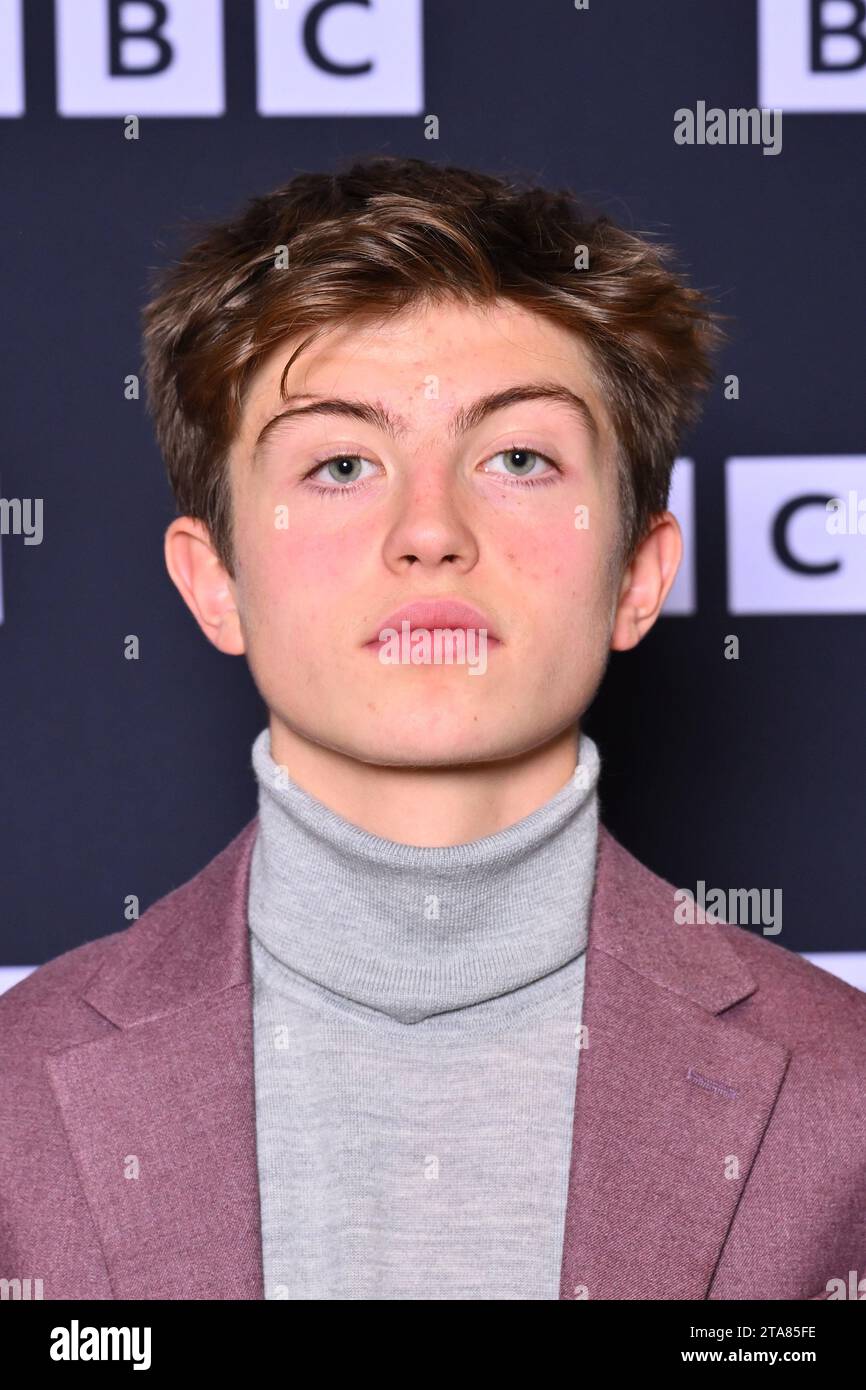 London, UK. 29 November 2023. Dodger cast member Billy Jenkins pictured ...