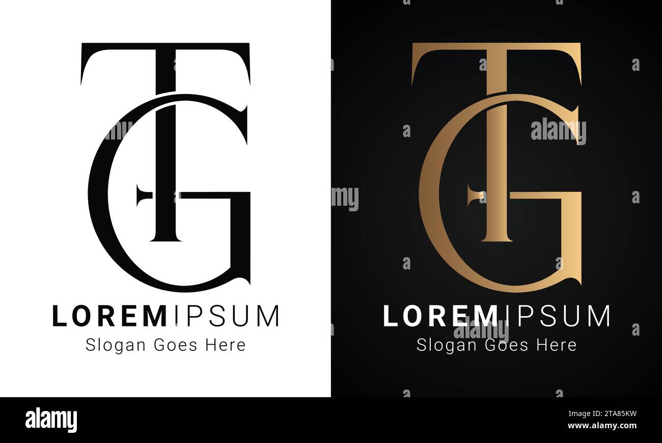 Initial tg logo Stock Vector Images - Alamy