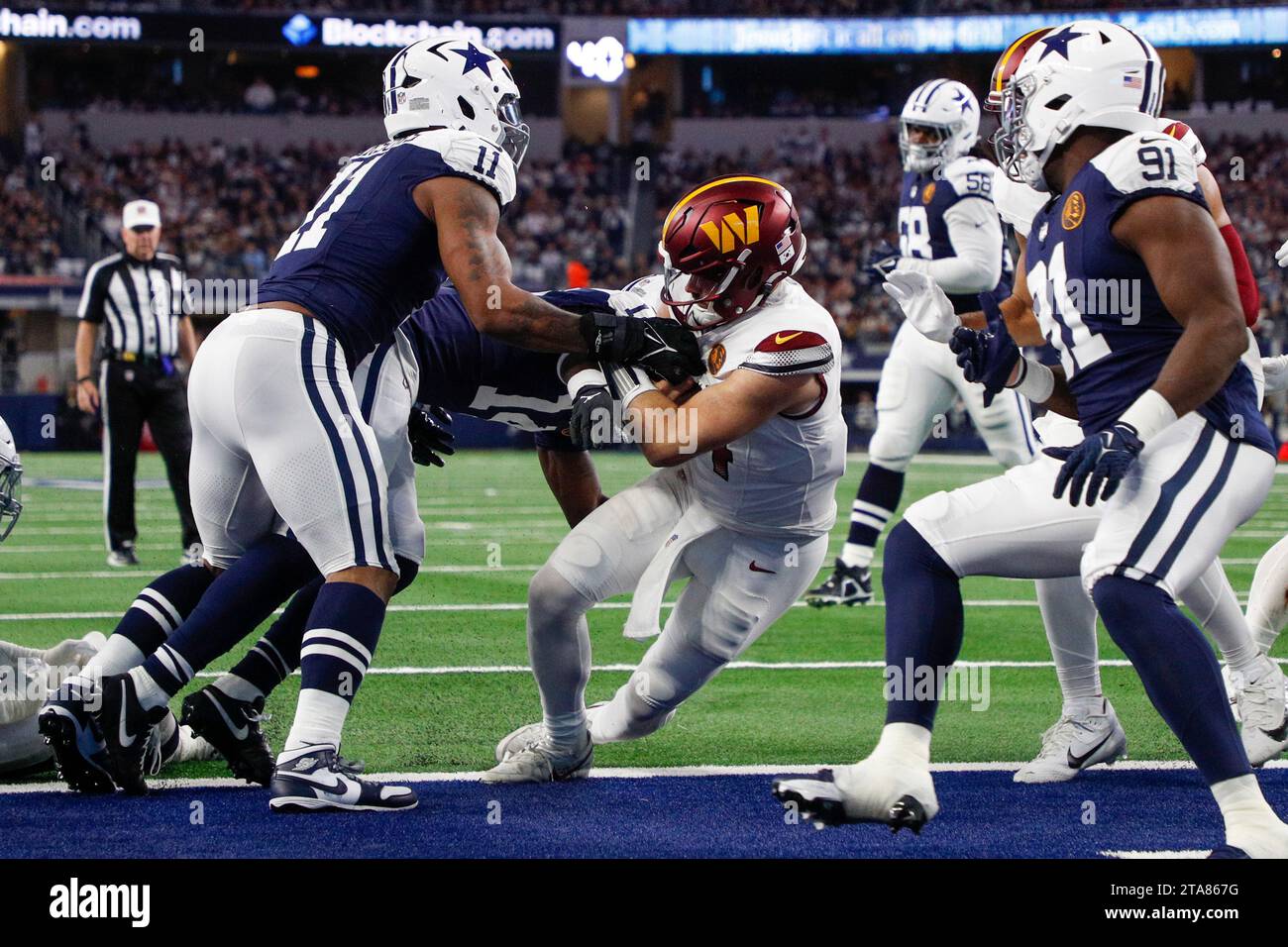 Sam howell commanders hi-res stock photography and images - Alamy