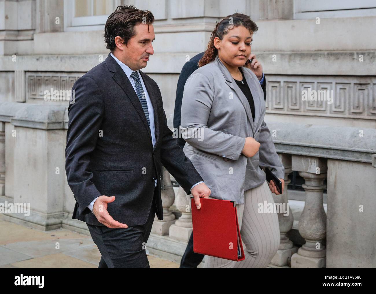London, UK. 29th Nov, 2023. Johnny Mercer, MP, Minister of State ...
