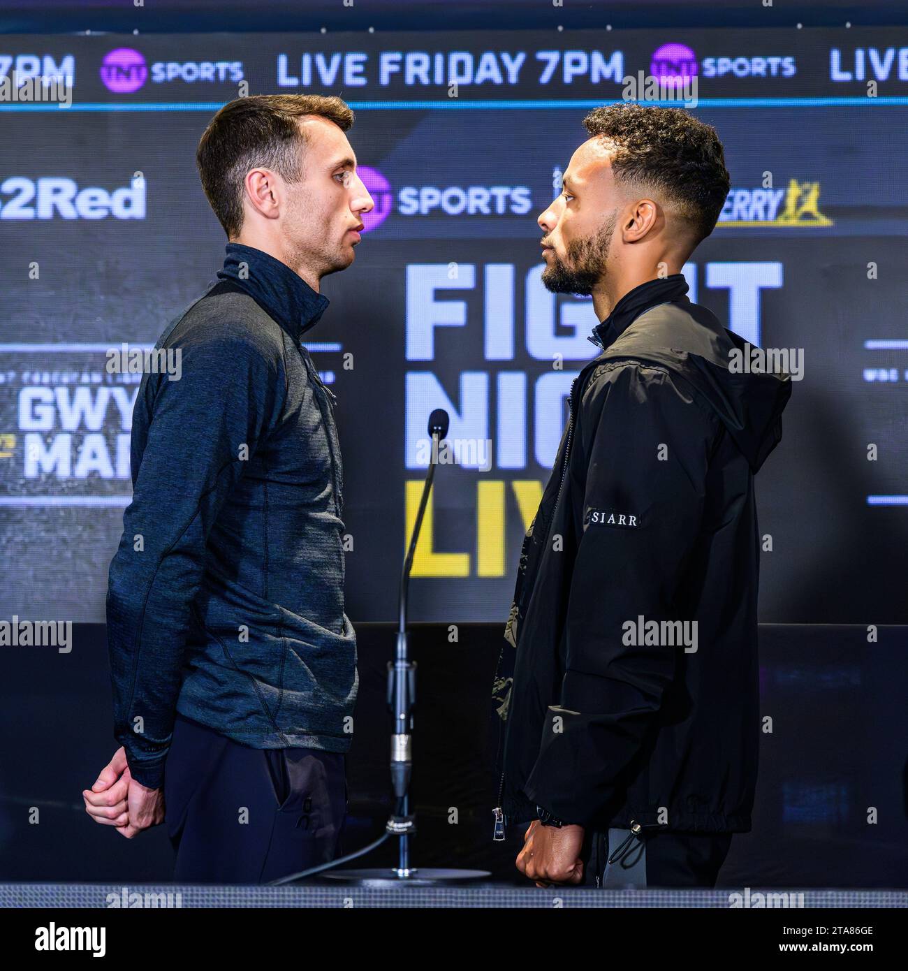LONDON, UNITED KINGDOM. 29 Nov, 2023. Brad Strand (left) and Joshua ...