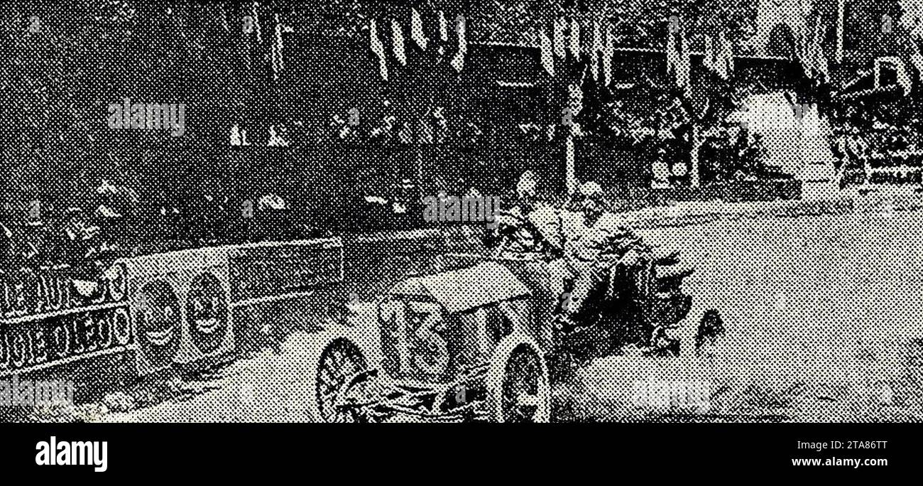 Victor Hemery, vainqueur du Grand Prix de France 1911 Stock Photo - Alamy