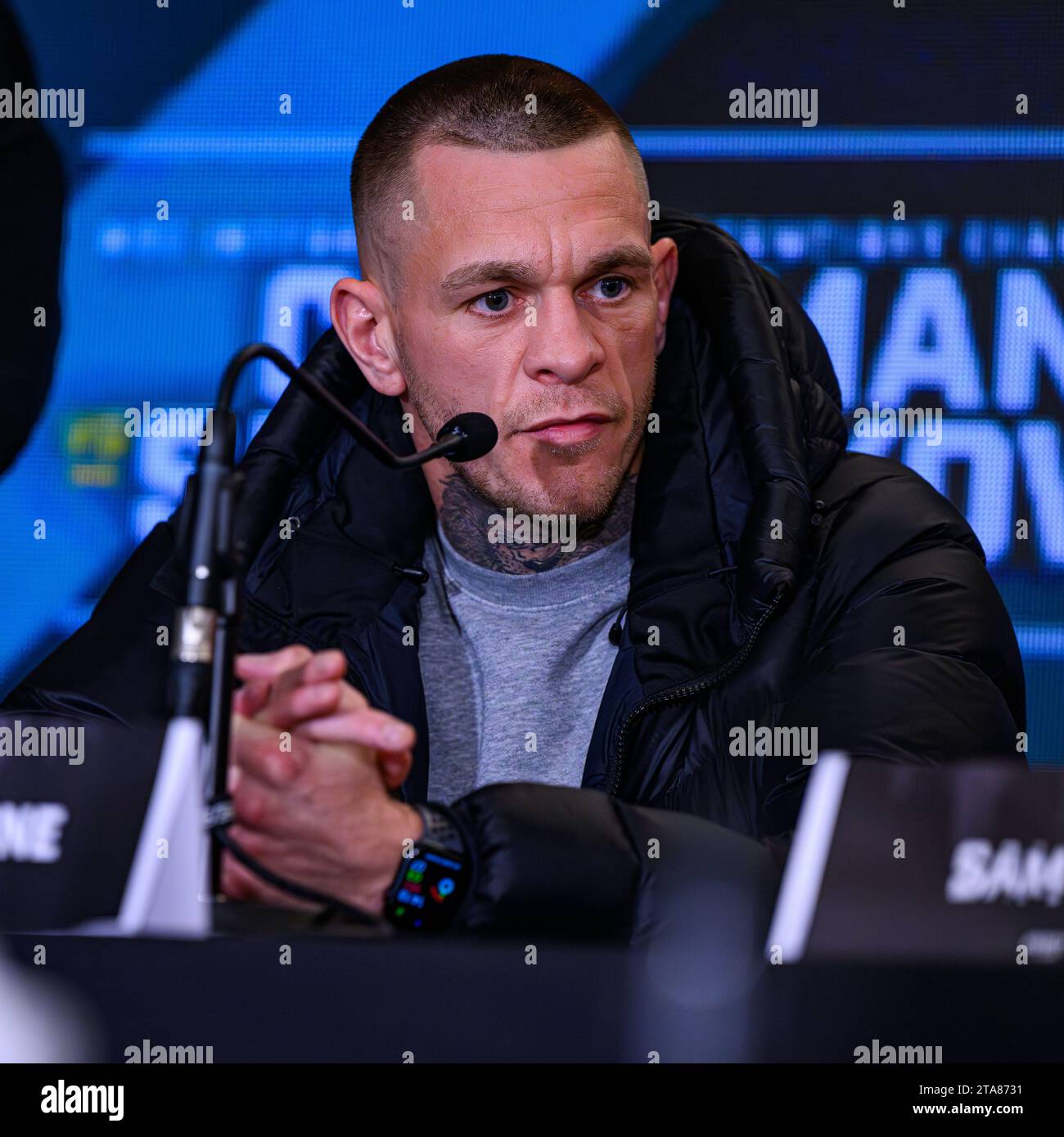 LONDON, UNITED KINGDOM. 29 Nov, 2023. Gavin Gwynne during Queensberry ...