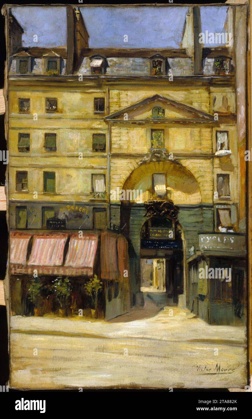 Victor Marec - L'entrée de la cour du Dragon Stock Photo - Alamy