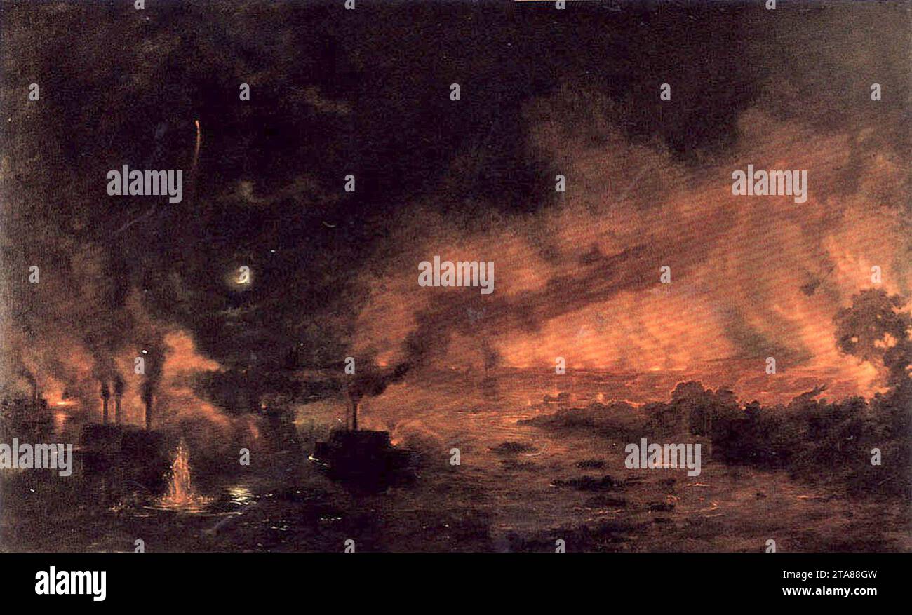 Victor Meirelles - Passagem do Humaitá, 1868-72 Stock Photo - Alamy