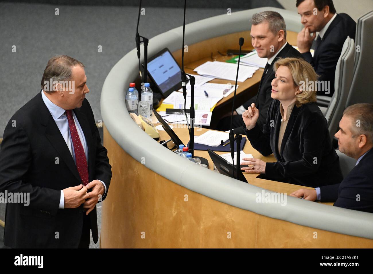 Moscow, Russia. 29th Nov, 2023. Plenary meeting of the State Duma of ...